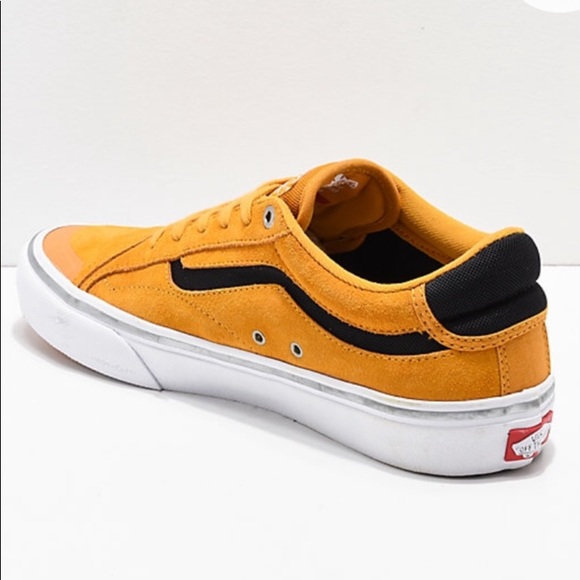Vans | Shoes | Vans Tnt Advances Prot Yellow Suede Sneaker Shoes | Poshmark